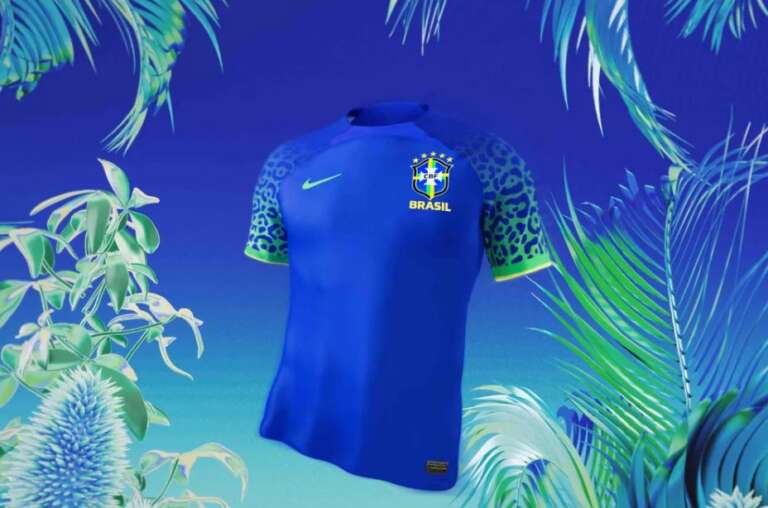 CBF apresenta camisa da seleção para Copa, inspirada na onça-pintada ...